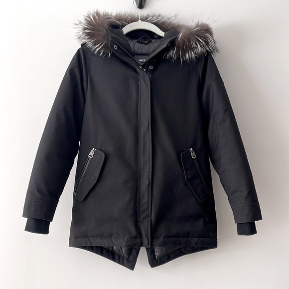 Mackage | Jackets & Coats | Mackage Kids Lenny X Down Coat In Black ...